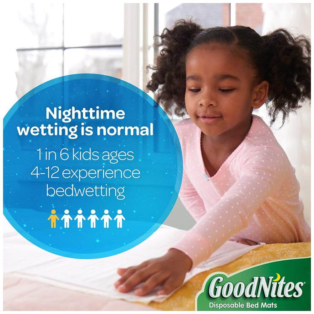 GoodNites Disposable Bed Mats - One Stop Bedwetting